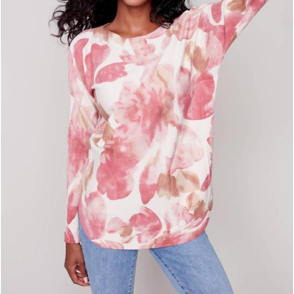 CHARLIE B | Sweaters | New Charlie B Plushy Printed Knit Sweater In ...